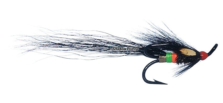 Undertaker-Longtail w. Red Head | Treble Hook Longtail Salmon Fly
